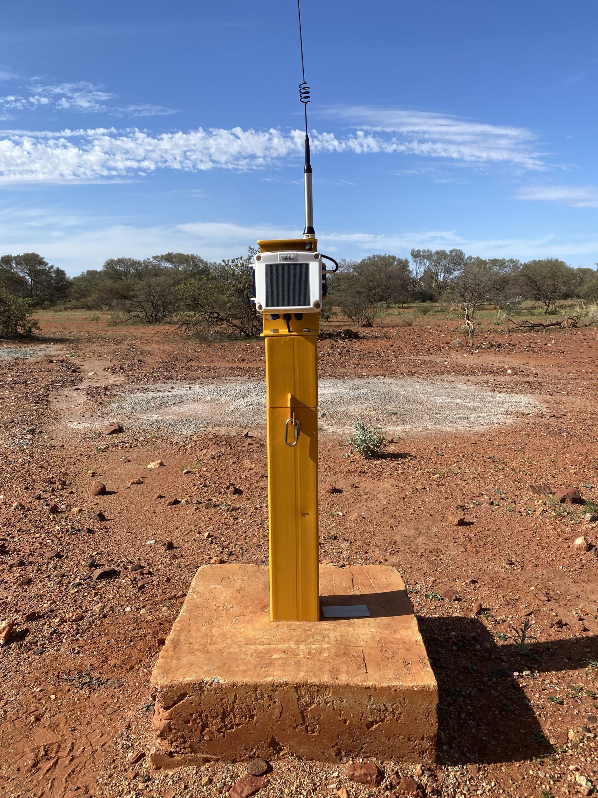 Remote Solar Powered water logger at Liontown Lithium Project - Enviro Paul